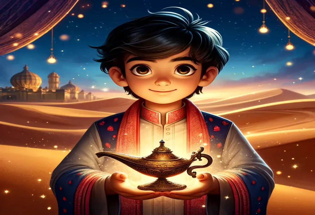 The Adventures of Raju and the Magic Lamp - AshwathaTreeBooks
